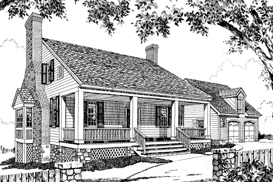 Slope Point Farmhouse Plan | Southern Living House Plans
